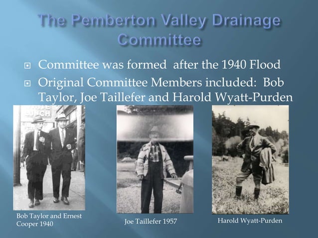 A Few Rivers Run Through It – flood control in Pemberton | PPT