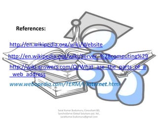 A few things about internet | PPTX