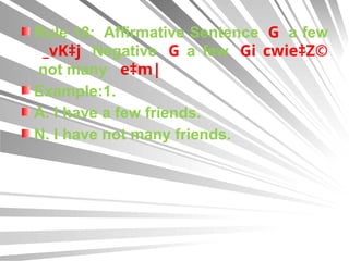 Affirmative to Negative(transformation of sentences) by Ashek Sarker | PPTX