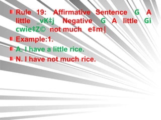 Affirmative to Negative(transformation of sentences) by Ashek Sarker | PPTX