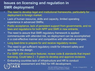 Hadid Subki technical head of the SMR program at the International ...