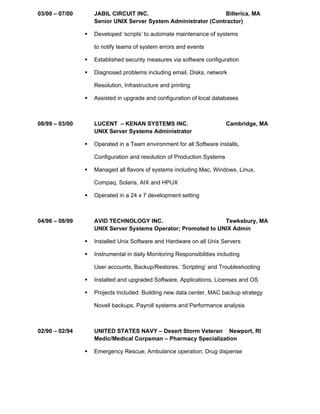 Resume - Jason 2016 | PDF | IT and Internet Support | Internet