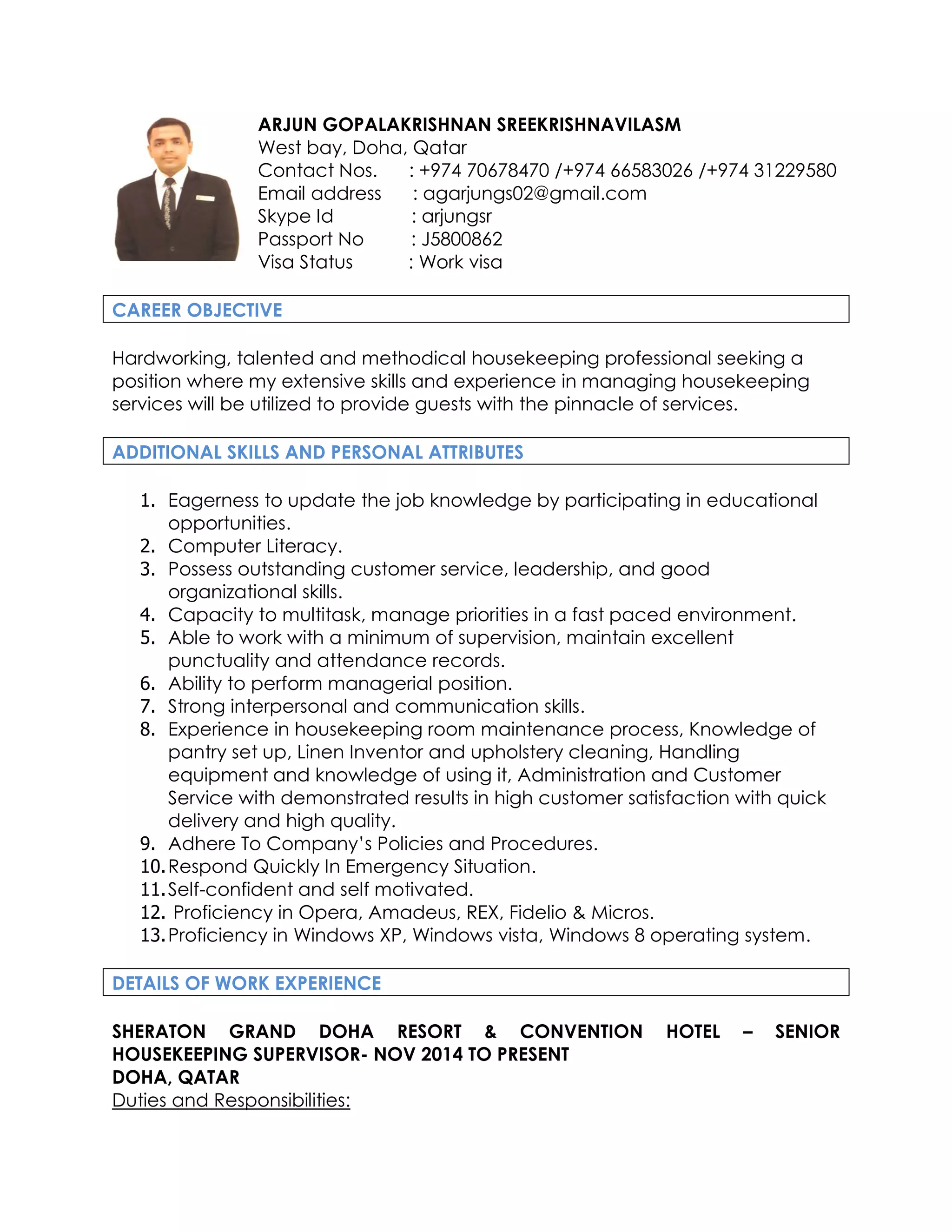 Arjun new cv pdf | PDF