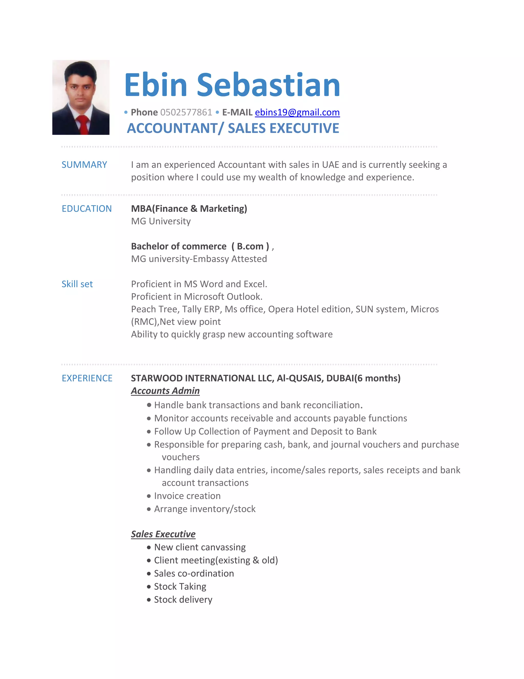 Ebin CV editted | PDF
