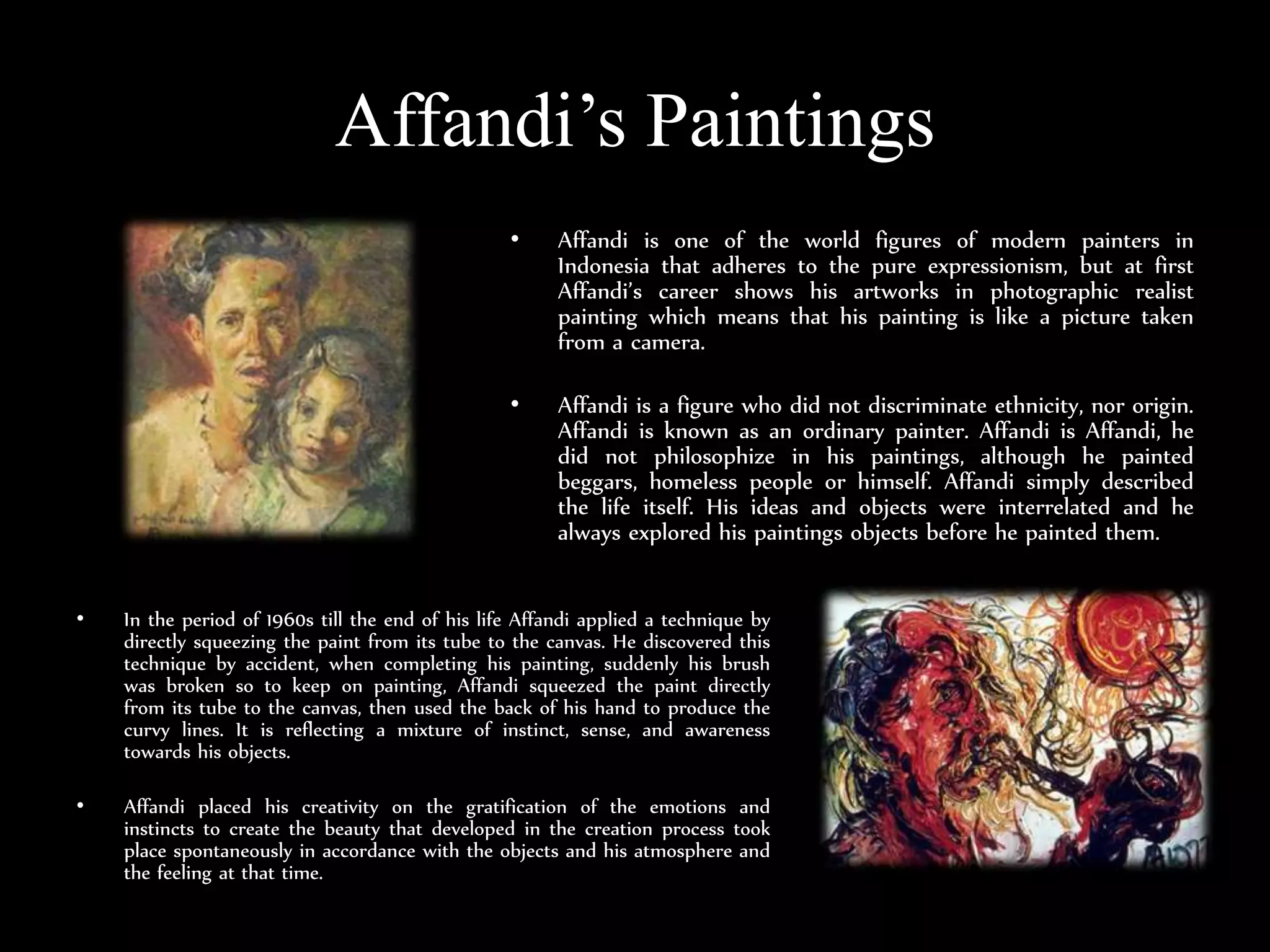 Affandi the painter_indonesian best artist | PPTX