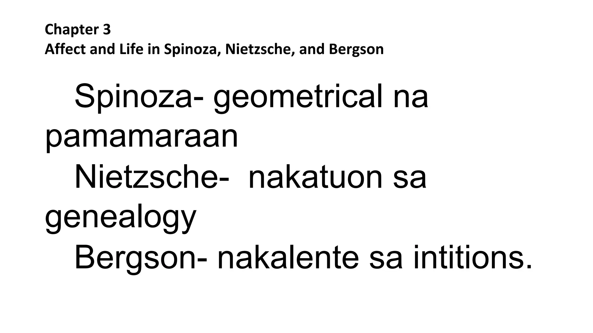 Ang Affect Theory sa pagdalumat ng tama. | PPT