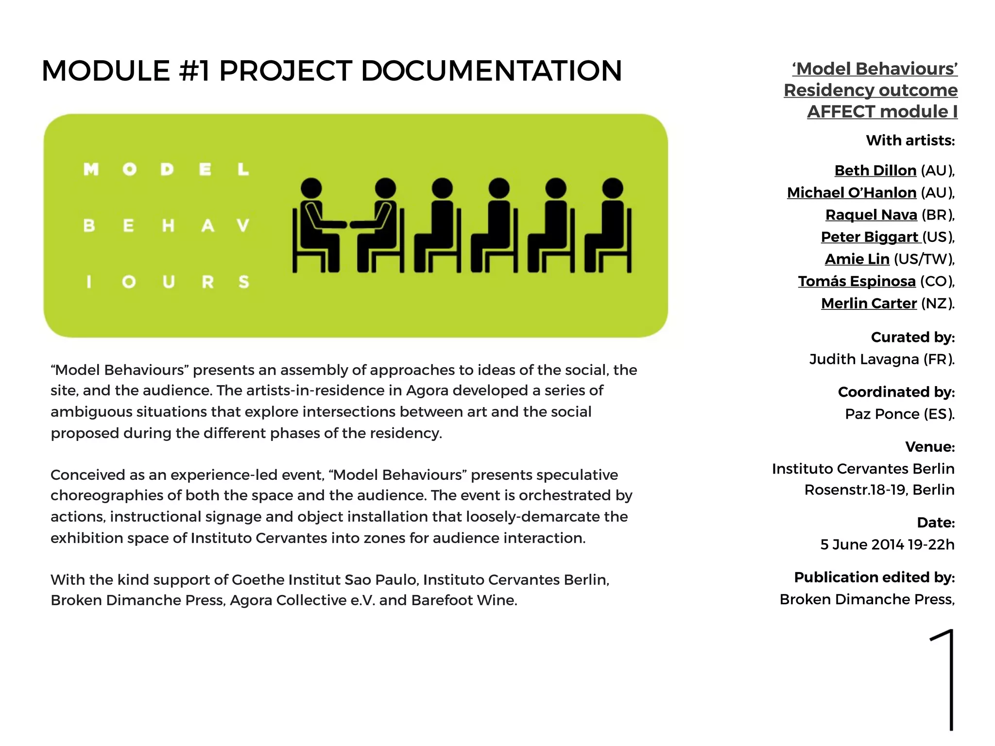 Affect 2014 documentation dossier | PDF