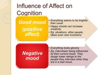 Affect and cognition | PPTX