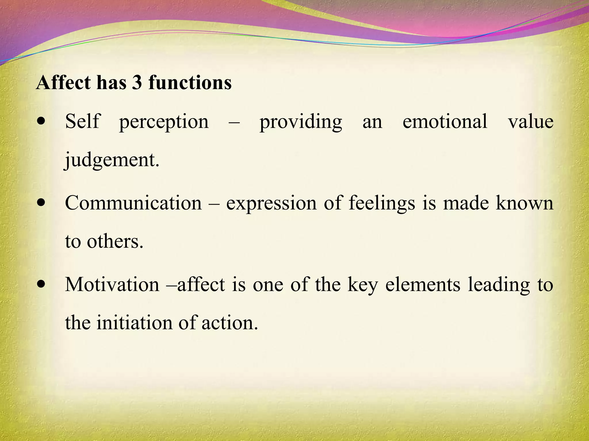 Affect and Mood | PPTX