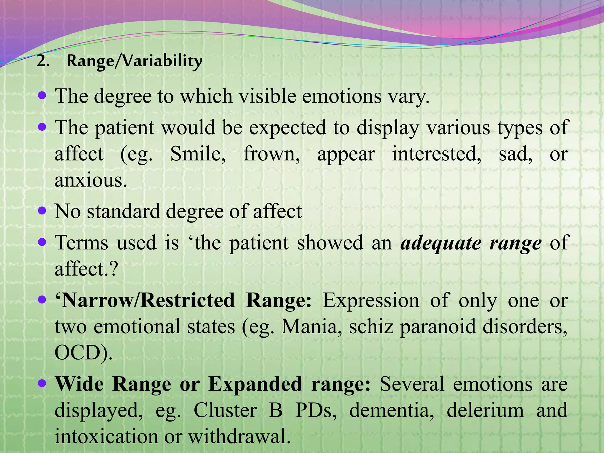 Affect and Mood | PPTX