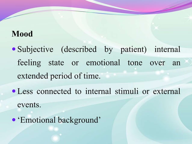 Affect and Mood | PPTX