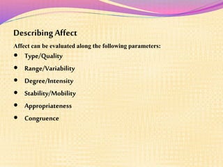 Affect and Mood | PPTX