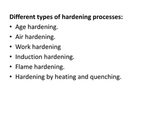 Affecting mechanical properties | PPTX