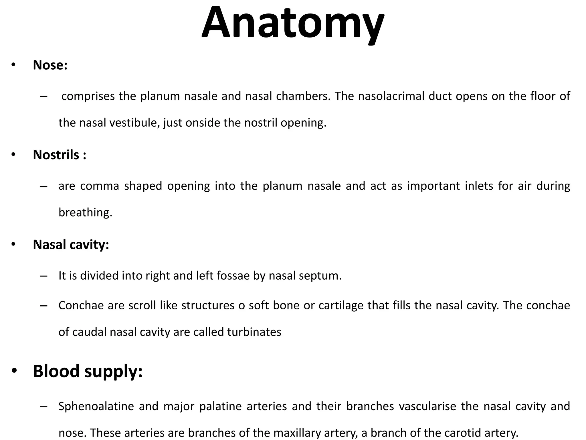 Affection and treatment of nose | PPT