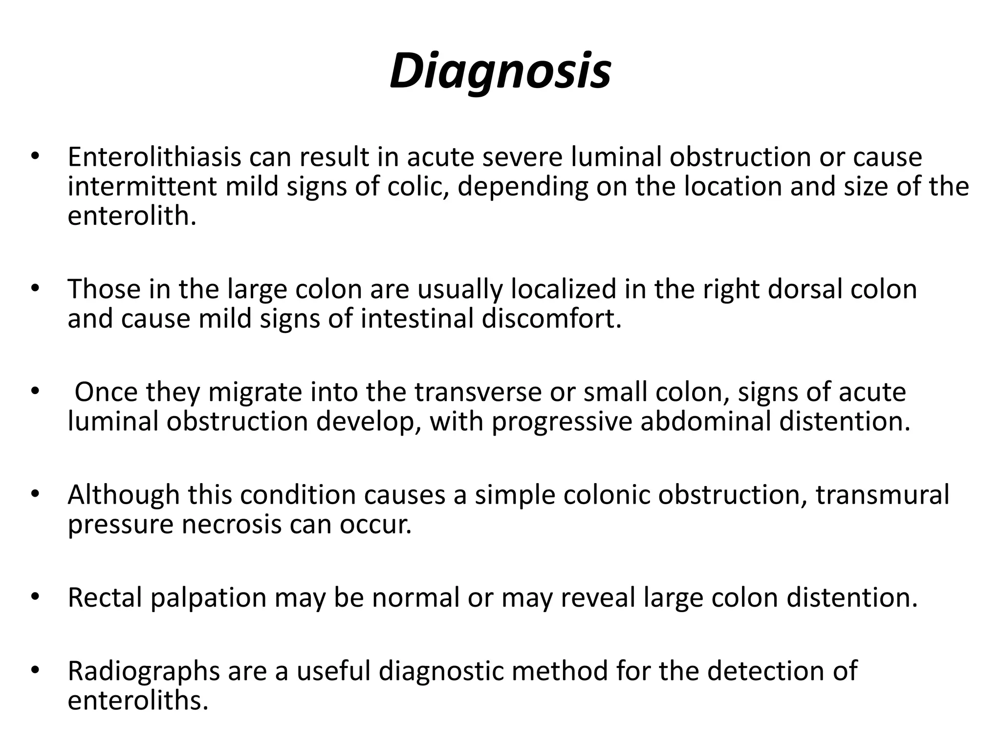 Affections of cecum, colon & rectum (Veterinary) | PPTX