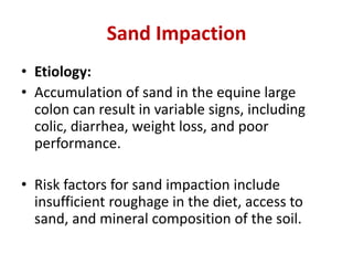 Affections of cecum, colon & rectum (Veterinary) | PPTX