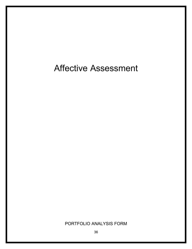 Affective Assessment | DOC
