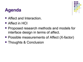 Affective Interaction | PPT