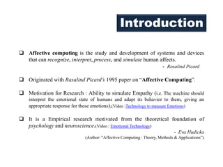 Affective computing | PPTX