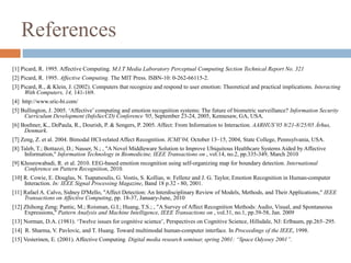 Affective computing | PPT