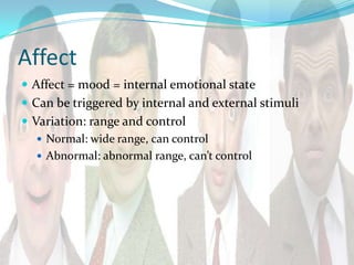 Affective Disorders | PPTX