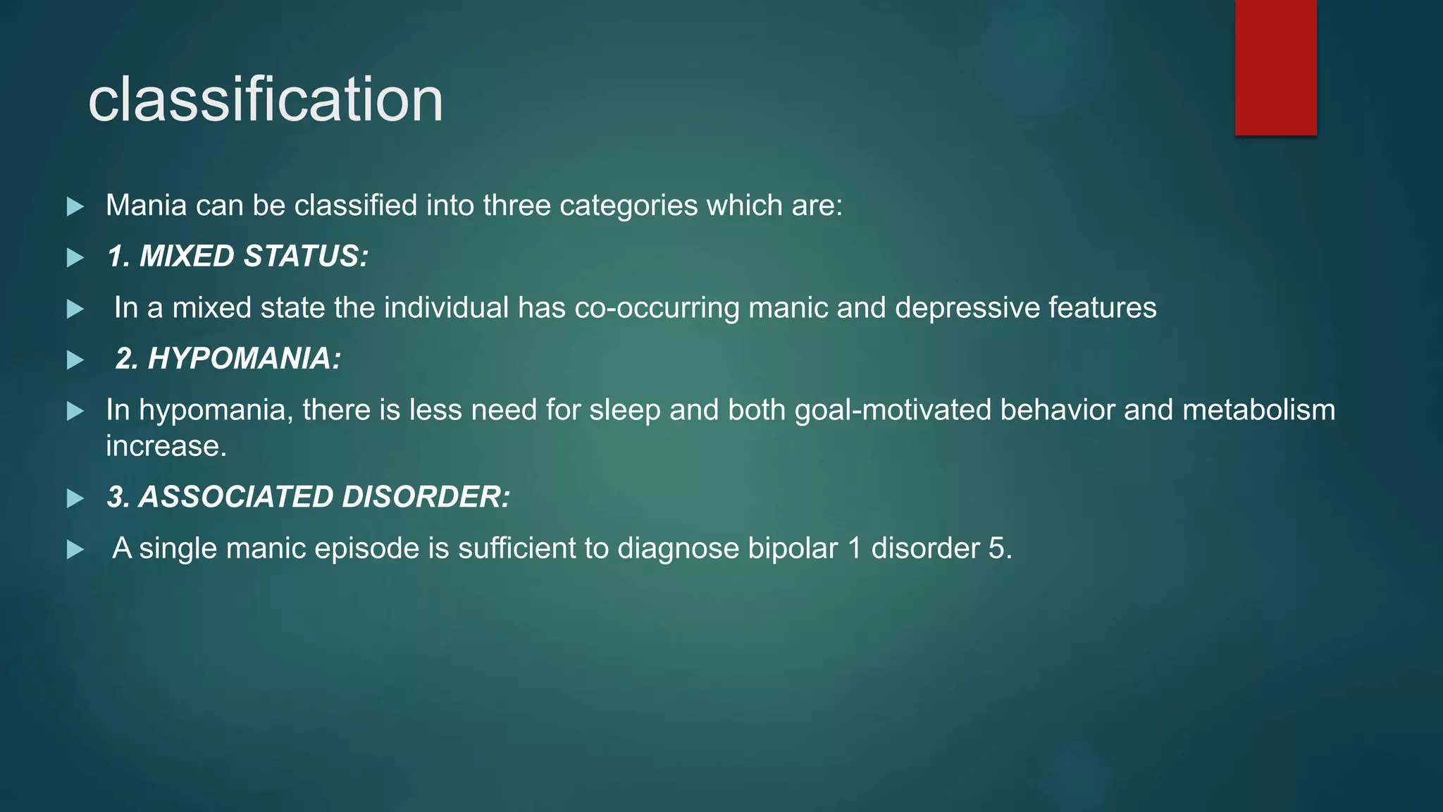 Affective disorders ( MANIA and BIPOLAR DISORDERS) | PPTX | Mental ...