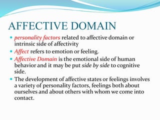 Affective domain | PPT