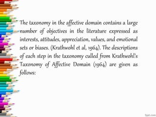 Affective domain | PPTX