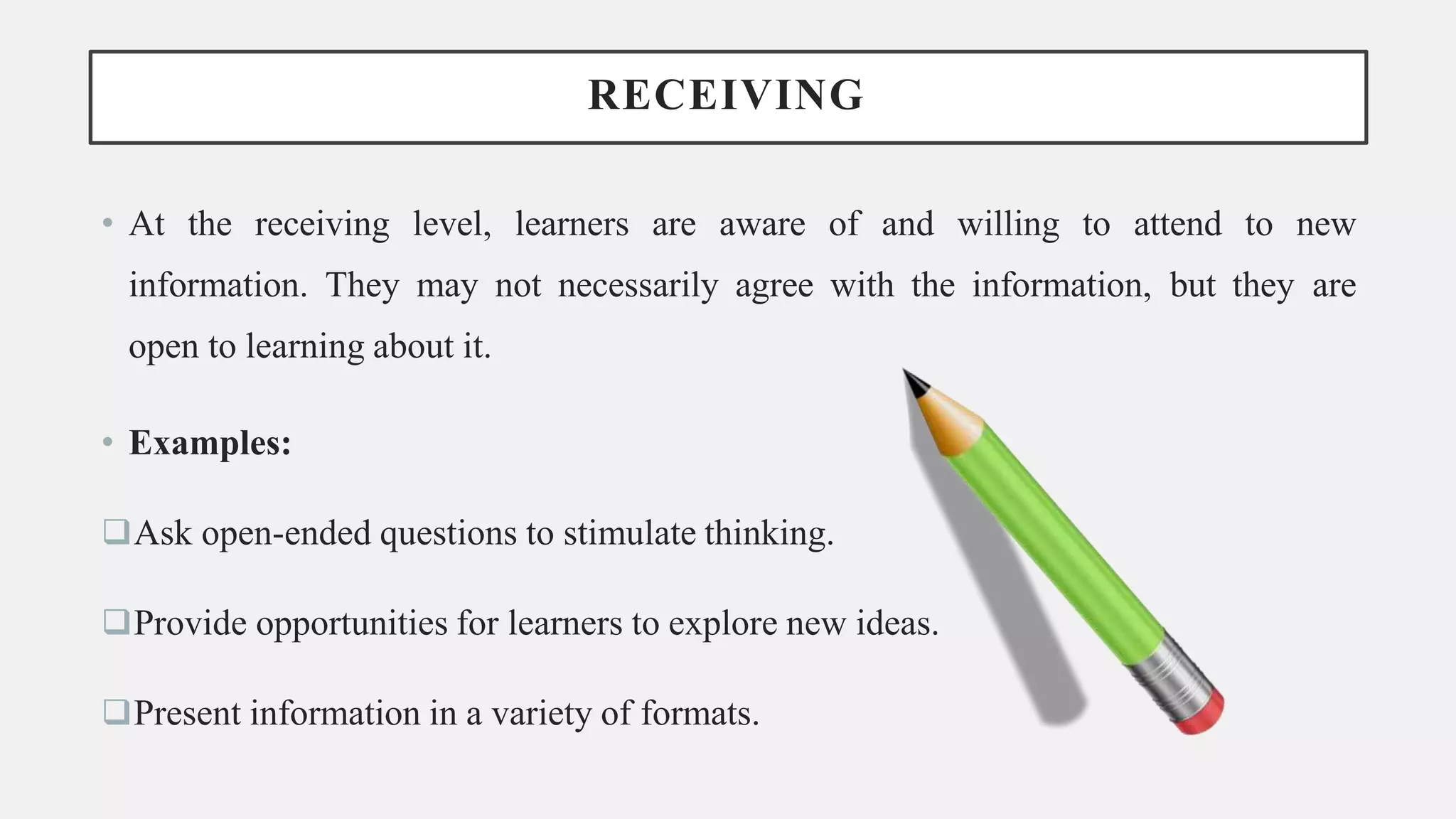 Affective Domain Bloom Taxonomy | PPTX