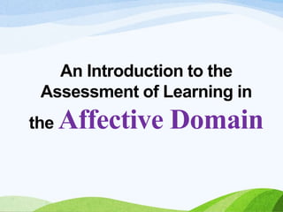 Affective domain | PPTX