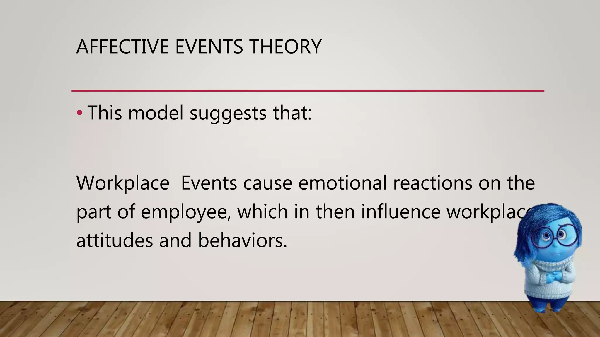 Affective events theory (emotions and mood) | PPTX
