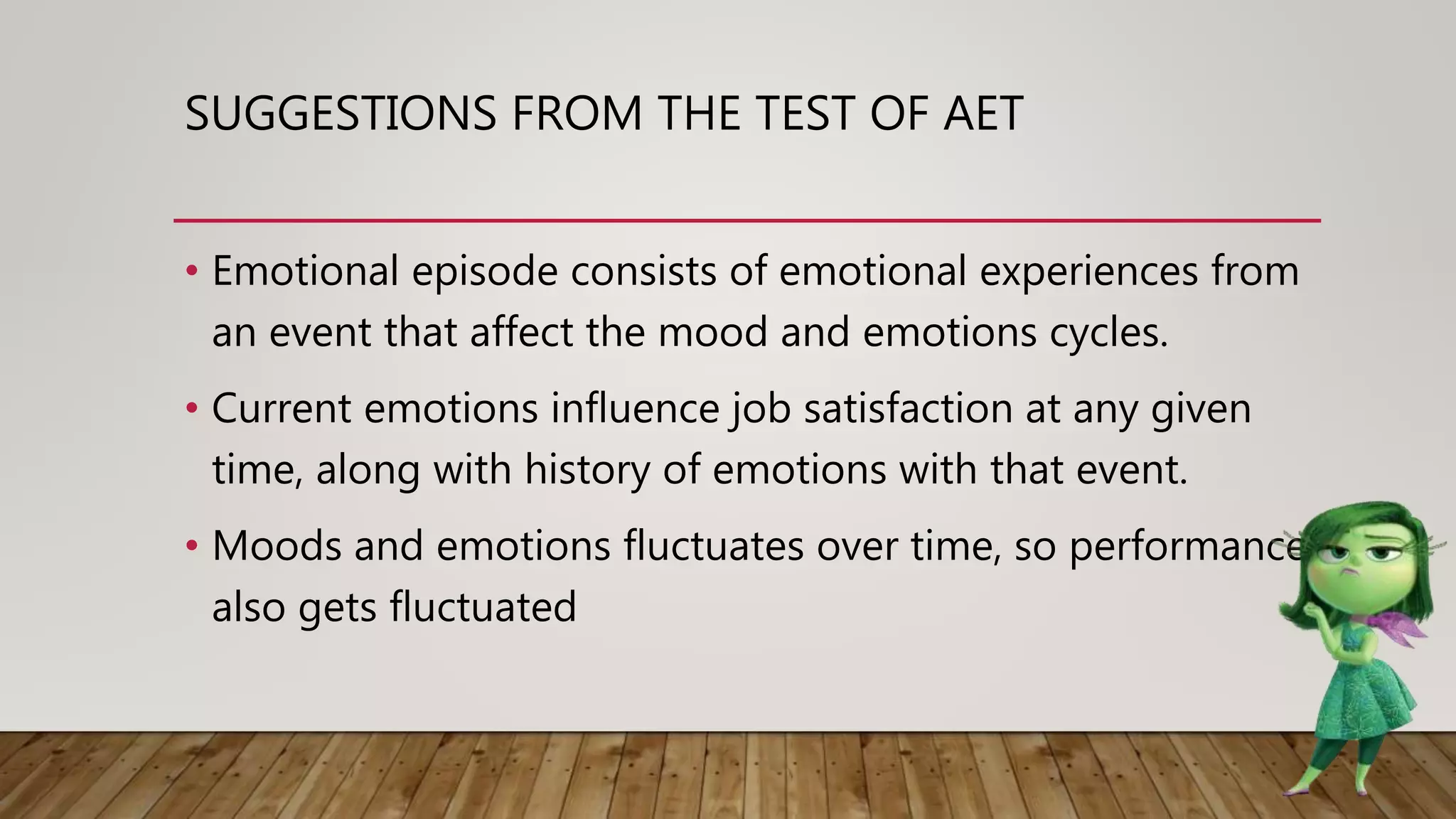 Affective events theory (emotions and mood) | PPTX