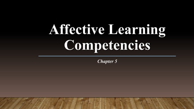 Affective Learning Competencies | PPTX | Educational Assessment | Education