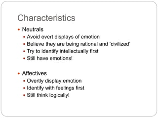 Affective & neutral | PPTX