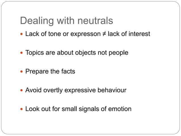 Affective & neutral | PPTX