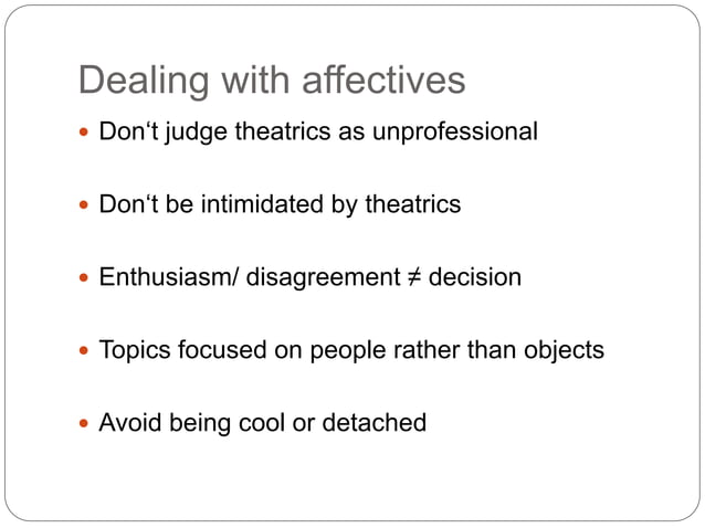 Affective & neutral | PPTX