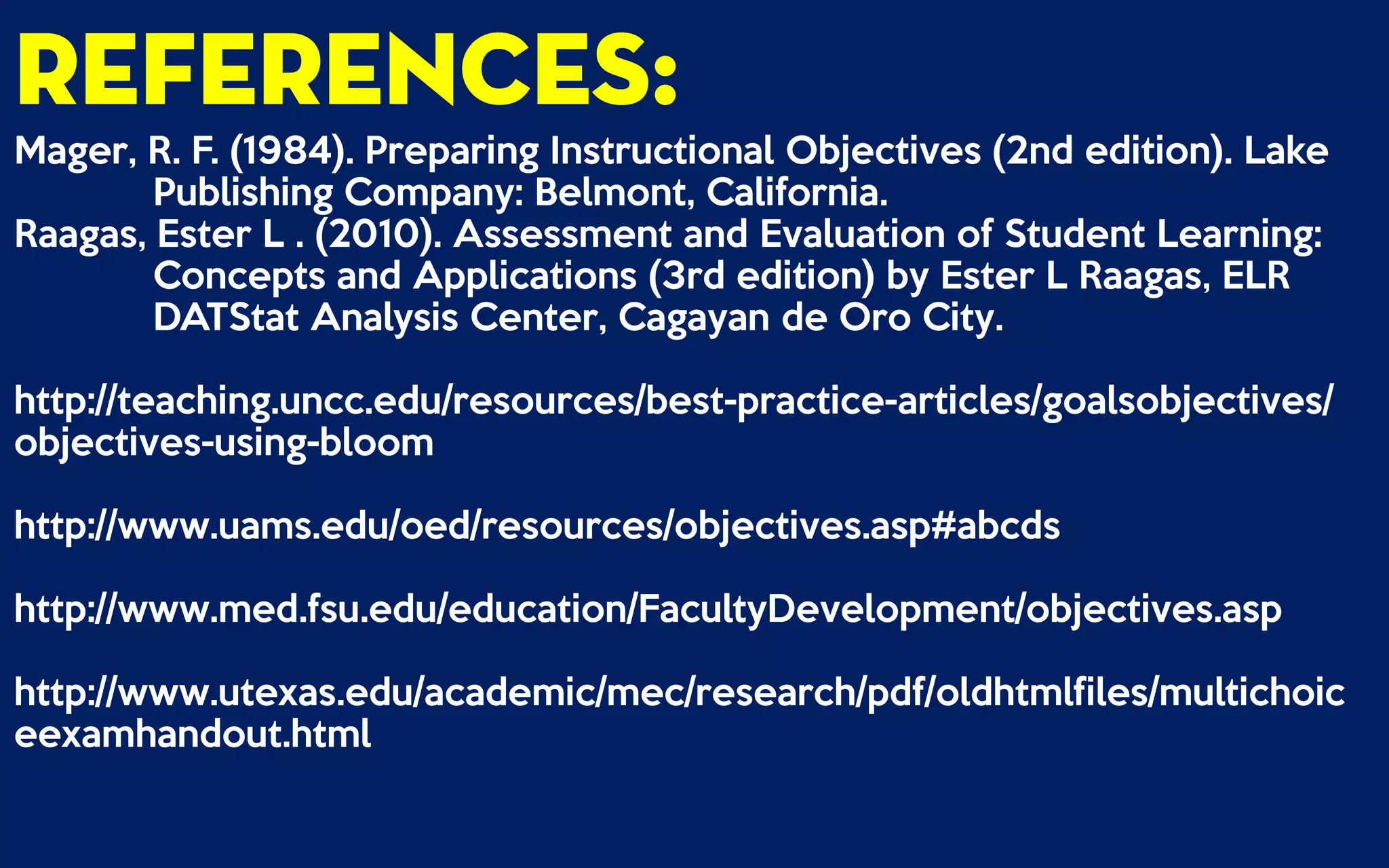 Writing Instructional Objectives in the Affective Domain | PDF
