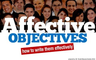 Writing Instructional Objectives in the Affective Domain | PDF