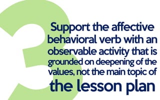 Writing Instructional Objectives in the Affective Domain | PDF