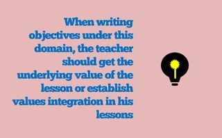 Writing Instructional Objectives in the Affective Domain | PDF