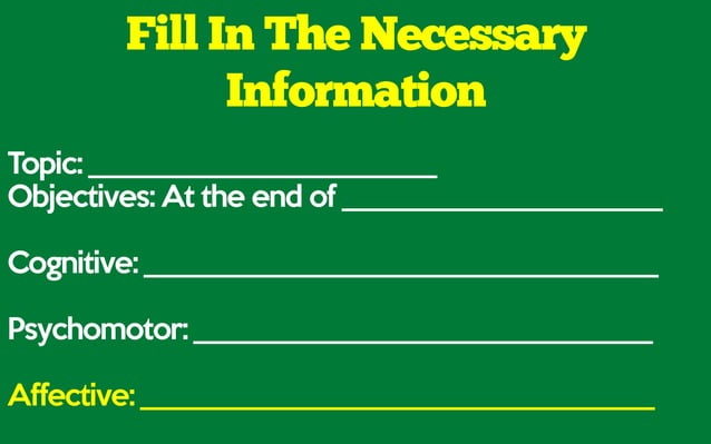 Writing Instructional Objectives in the Affective Domain | PDF