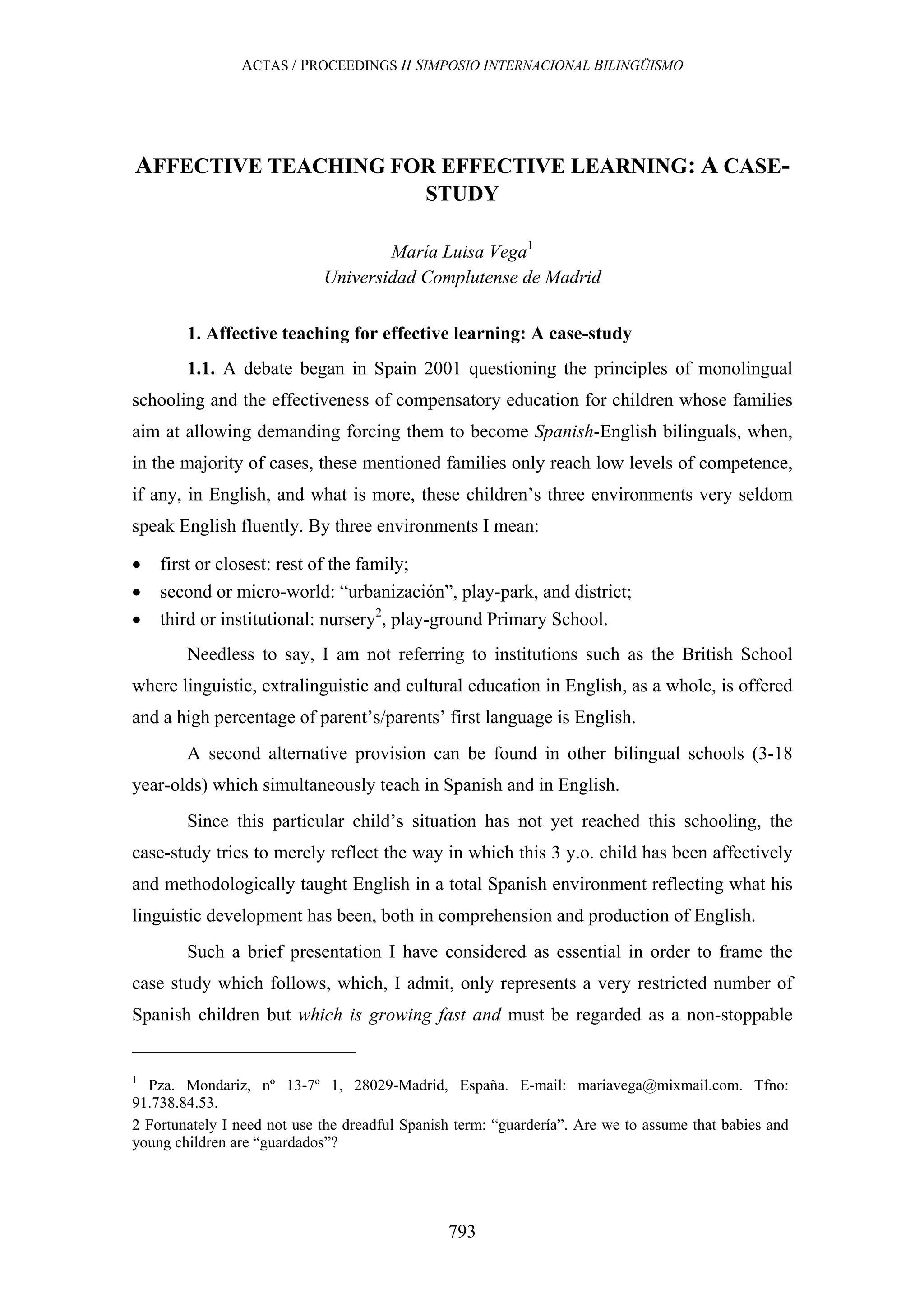 Affective teaching and effective learning | PDF | Parenting Babies and ...