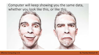 Affect Computing in AI | PPTX