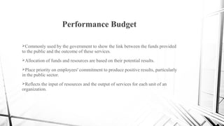 Public Budgeting Presentation | PPT