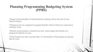 Public Budgeting Presentation | PPT
