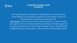 AFFF Exposure Timeline How Long Do You Have to File a Claim | PDF