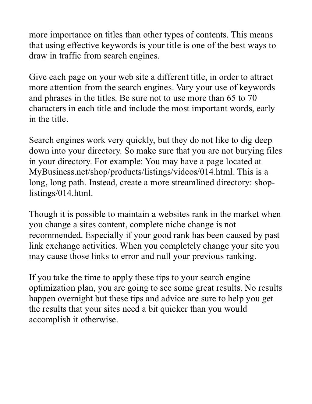 Easy To Understand Suggestions And Advice For Search Engine Optimization easy-to-understand-suggestions-and-advice-for-search-engine-optimization