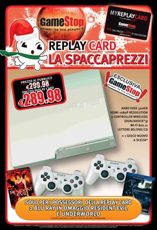 Volantone GameStop Dicembre 2011 | PDF | Home Entertainment Systems | Consumer Electronics