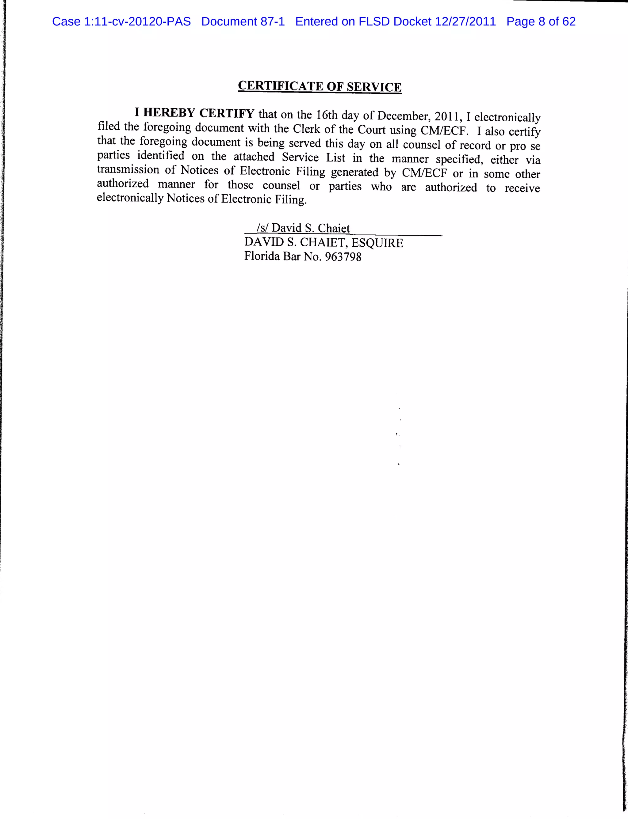 Affidavit in support of motion for summary judgment | PDF