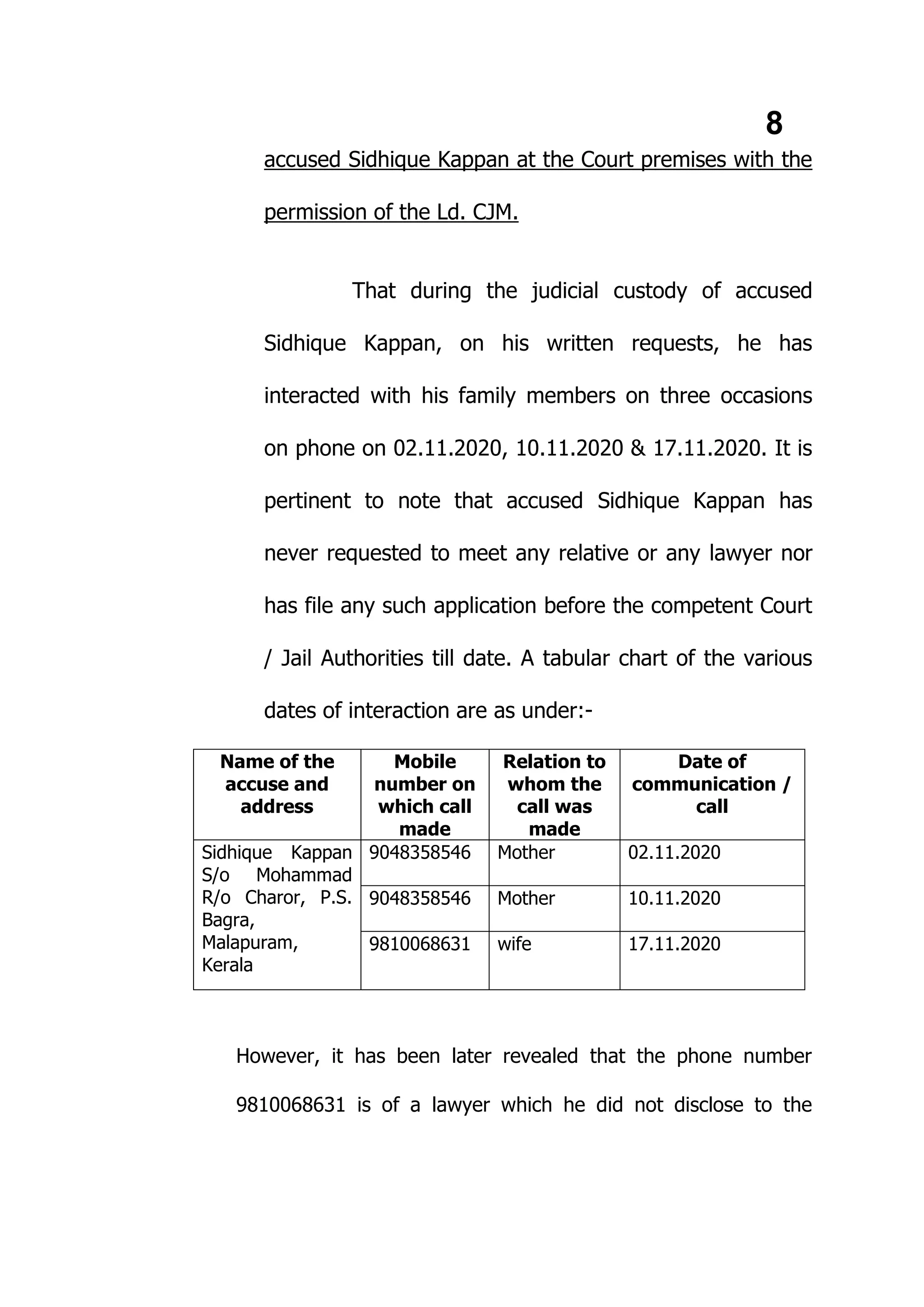 Affidavit kuwj vs uoi | PDF